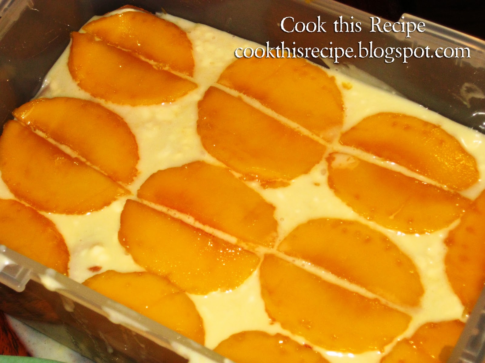 Cook this Recipe: Recipe: Mango Float