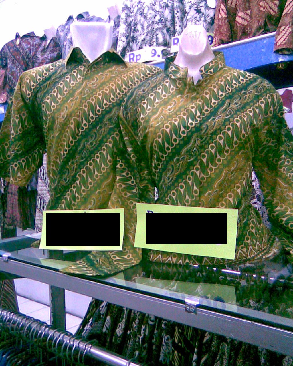 Menjual Batik Yogyakarta: SEPASANG BAJU BATIK PRIA DAN WANITA