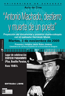 Cinegoza: Proyección del documental “Antonio Machado, destierro y ...