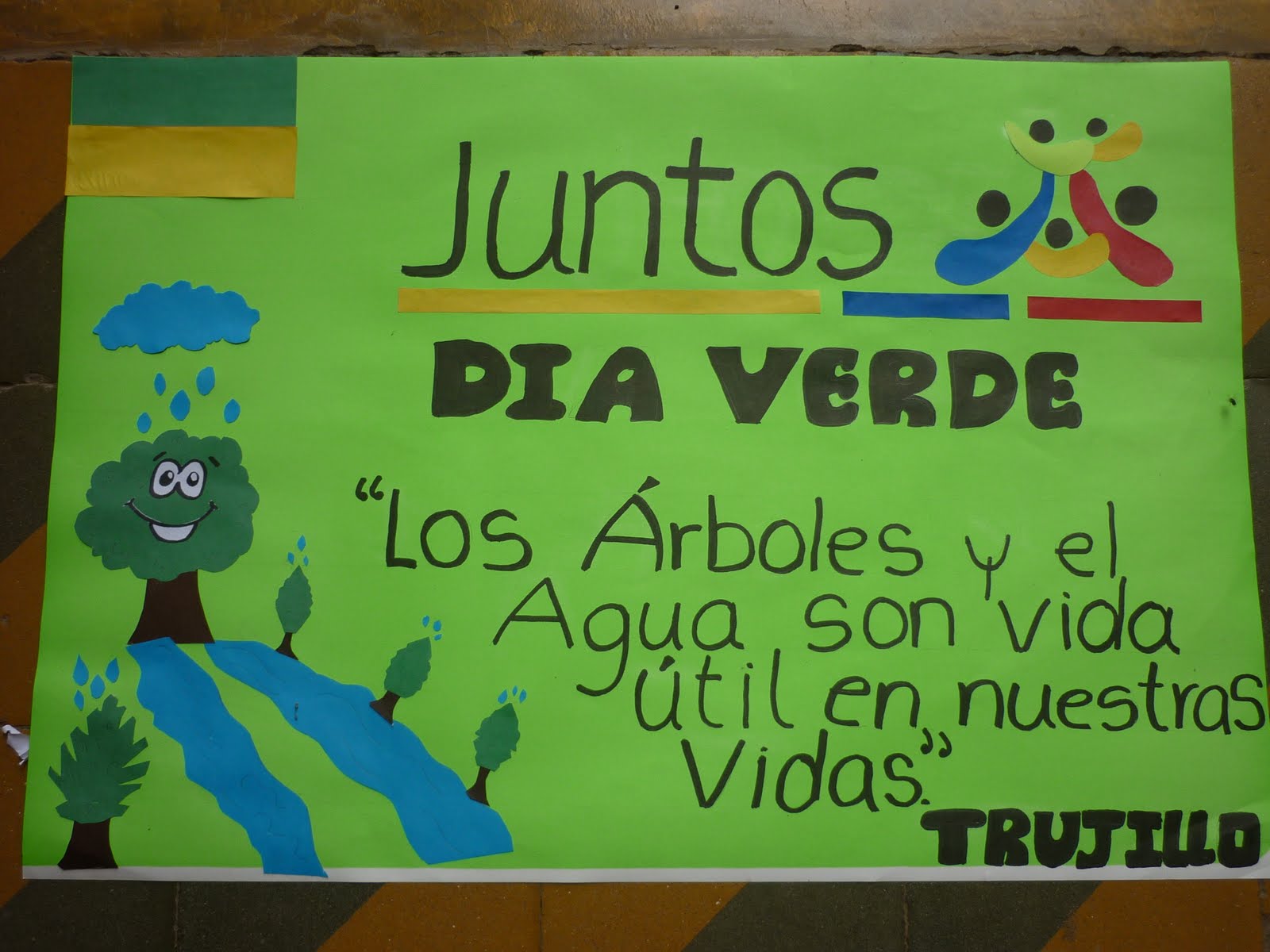 UNIDOS TRUJILLO: DIA VERDE SIEMBRA DE ARBOLES NACIMIENTO DE AGUA