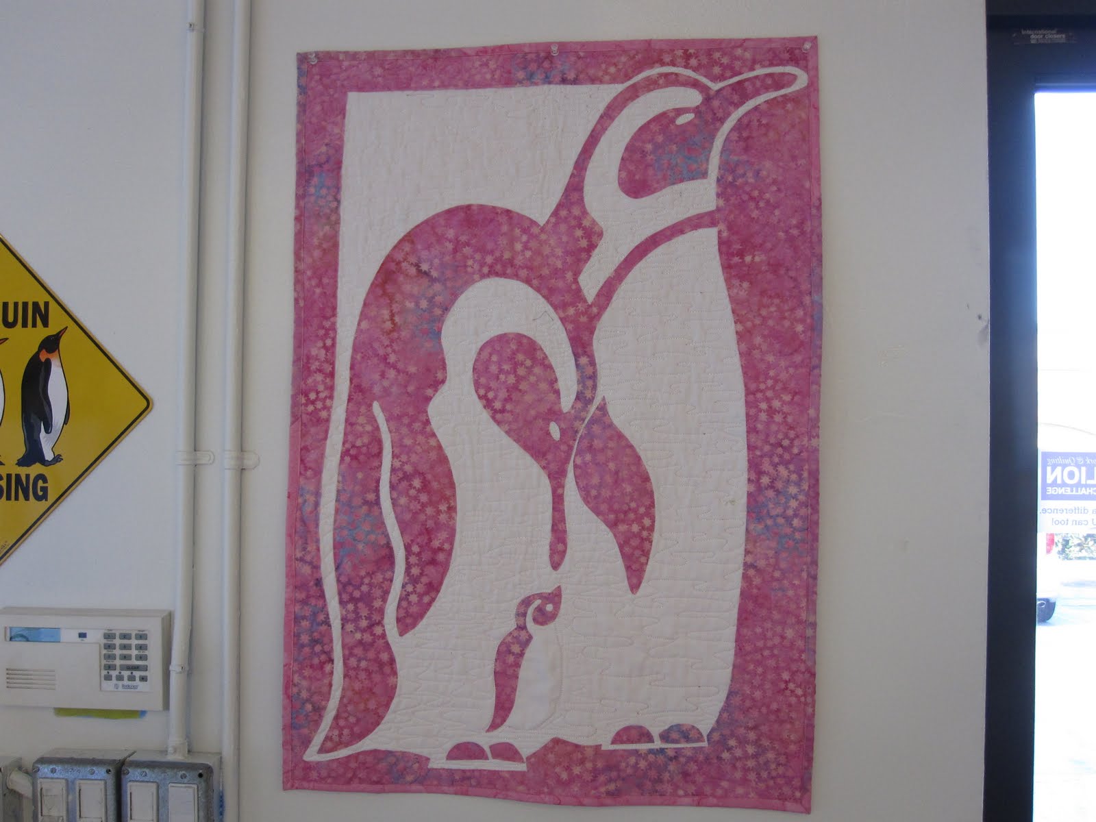 Paula Reid - Machine Quilter: Patchwork Penguin -- Tujunga CA