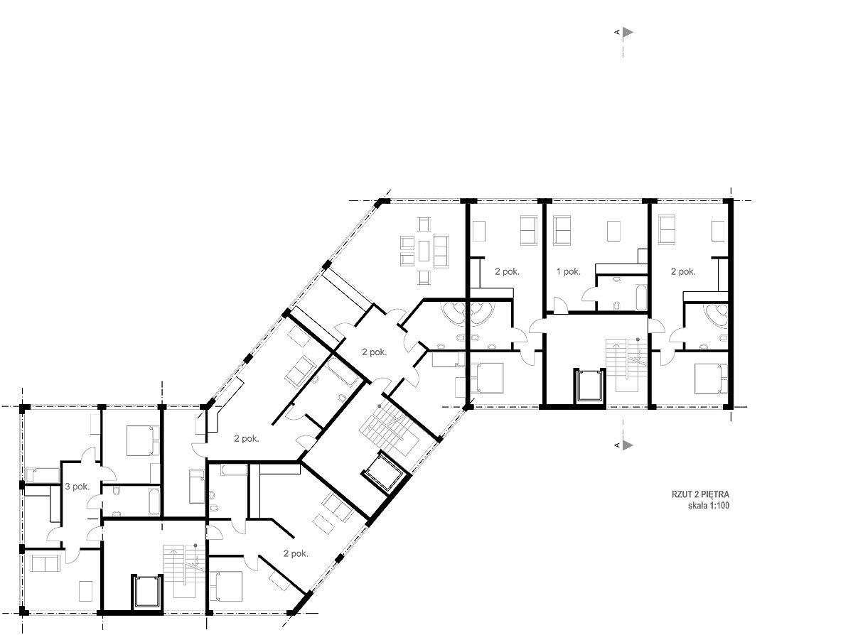 archiDOOM: multi-unit residential, week 5th - floor plans and section