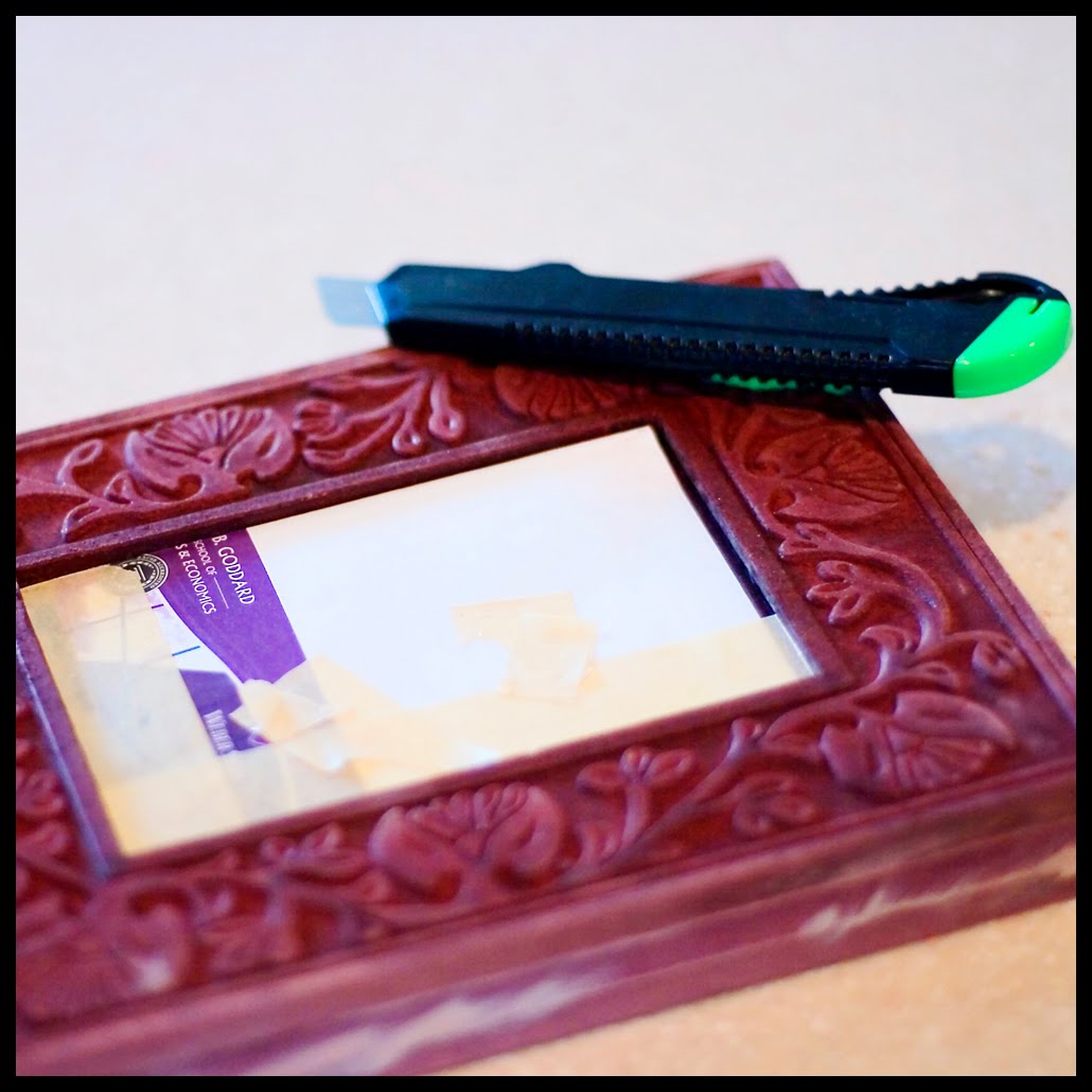 Craftastical!: Tutorial: Shadow Box from Regular Frames