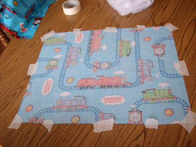 Angel Scraps Quilting: Thomas the Train Quilted Travel Play Mat Tutorial