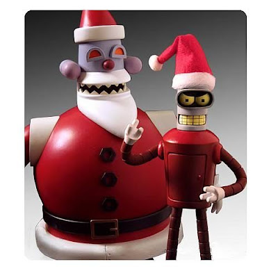 BLOG DOS BRINQUEDOS: Futurama Bender Santa Claus