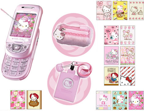 BLOG DOS BRINQUEDOS: Hello Kitty Phone Mobile - Disponível nos EUA