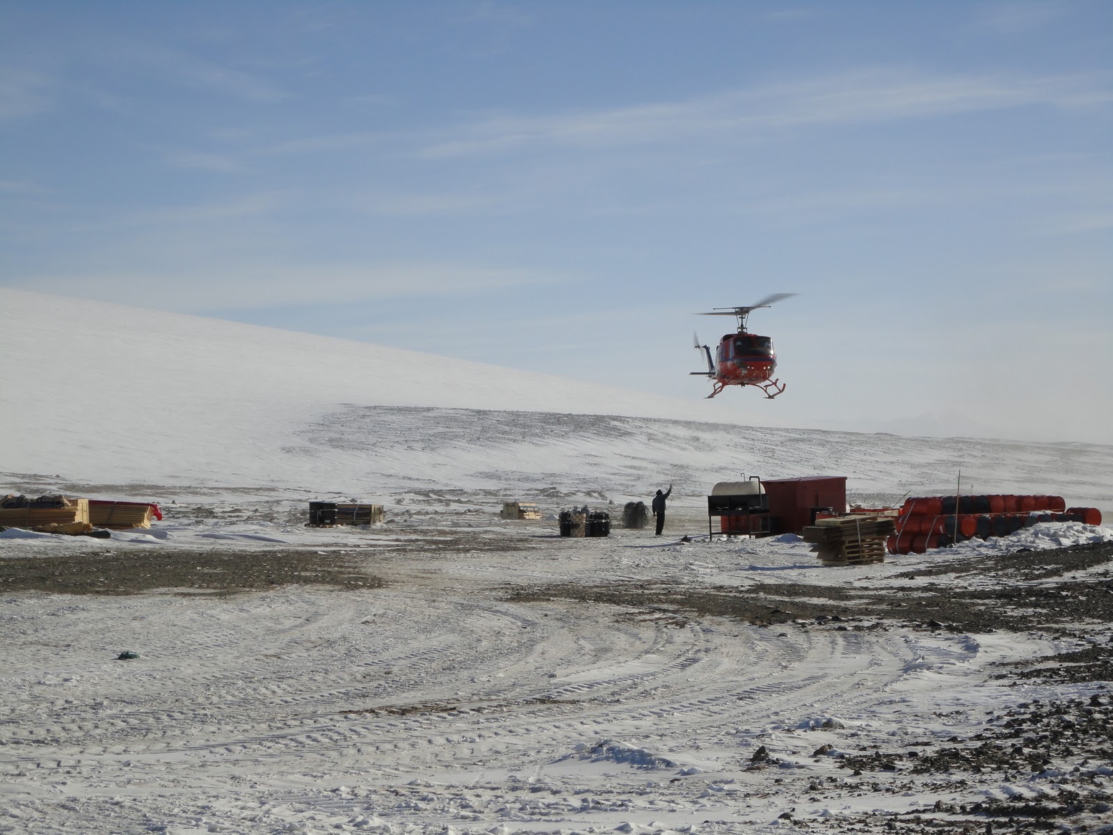 Aurora Australis: Aaron's return from Marble Point