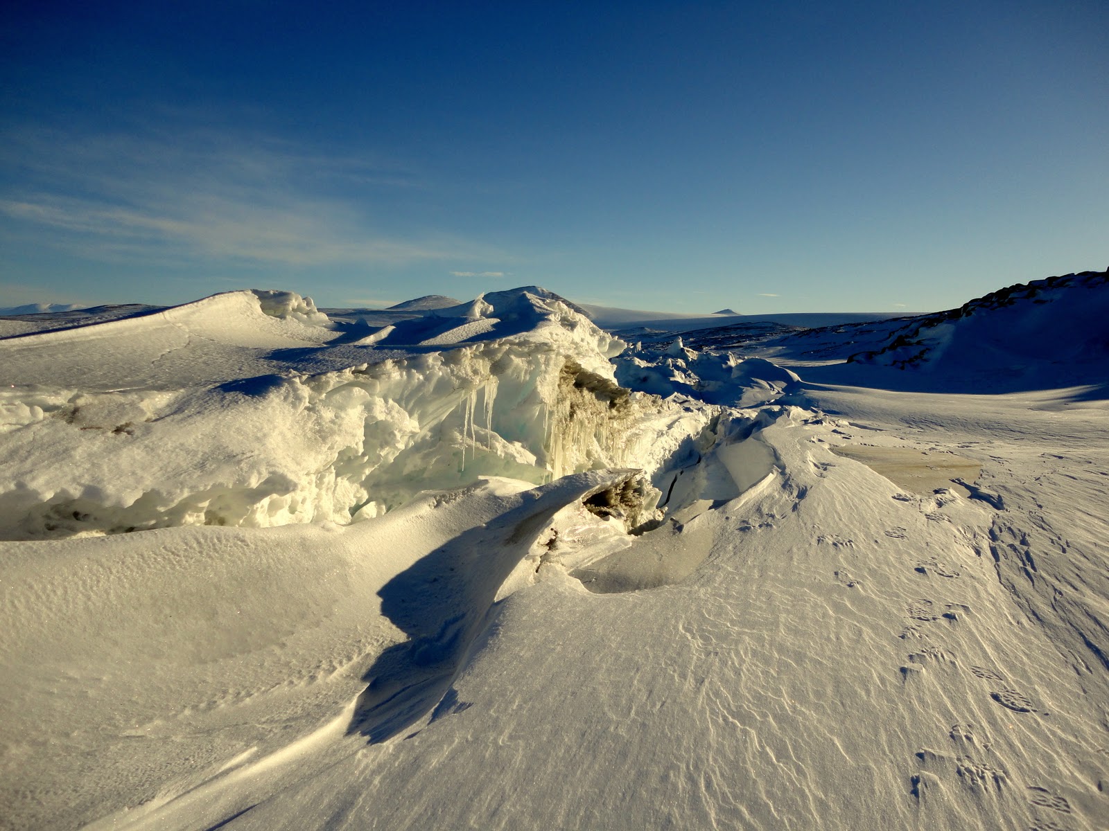 Aurora Australis: Aaron's return from Marble Point
