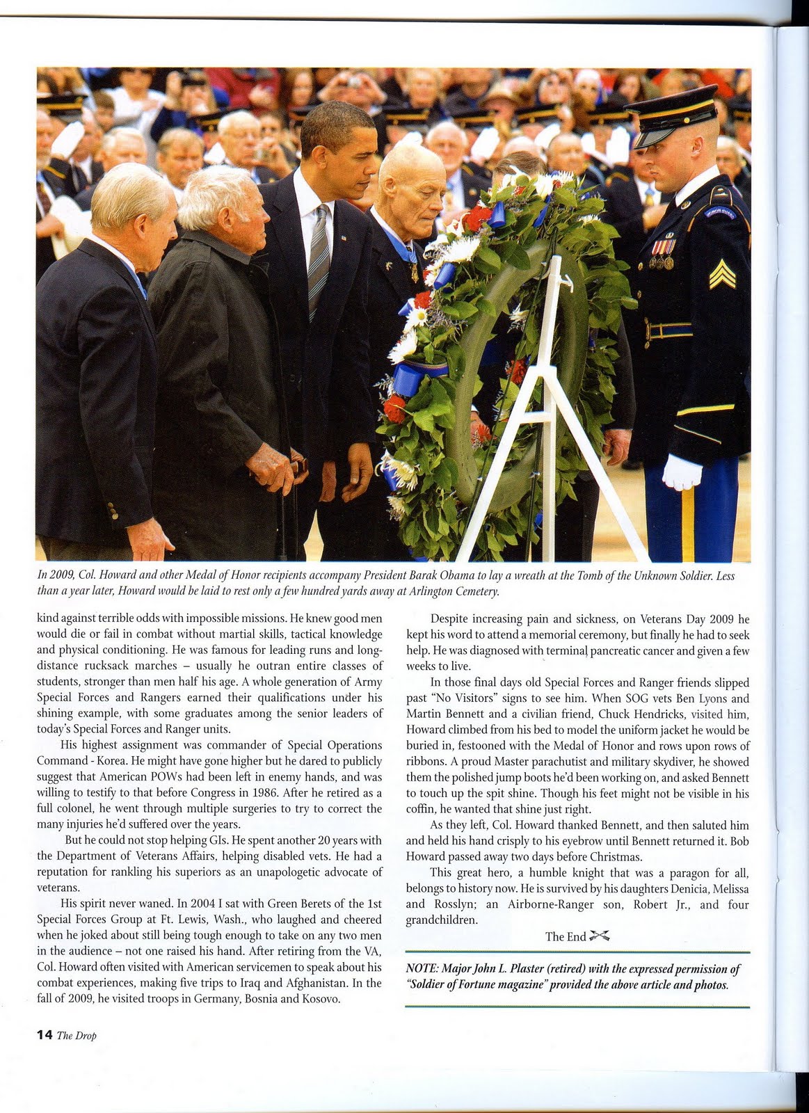 MACV-SOG / Special Operation Group: Colonel Robert L. Howard MOH / The Drop