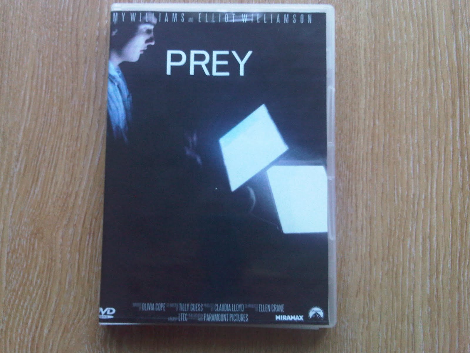 Olivia's Media Coursework: Prey DVD cover