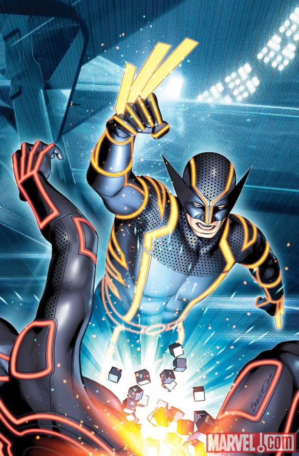DIGICOSAS: Portadas Marvel para Tron Legacy