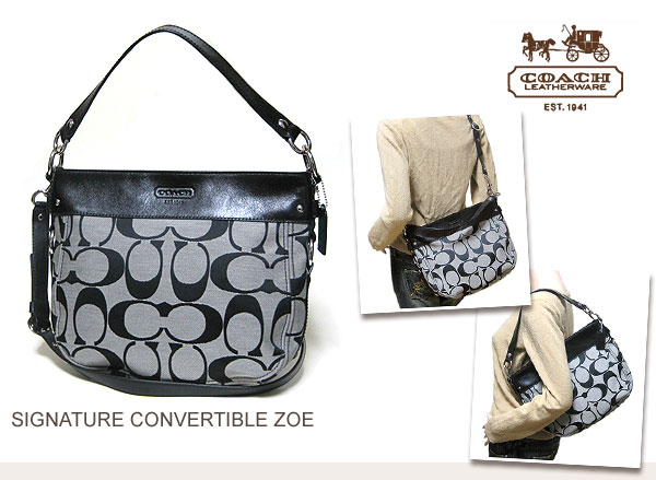 Brand New Authentic COACH SIGNATURE Medium Convertible #14708 STYLE ...