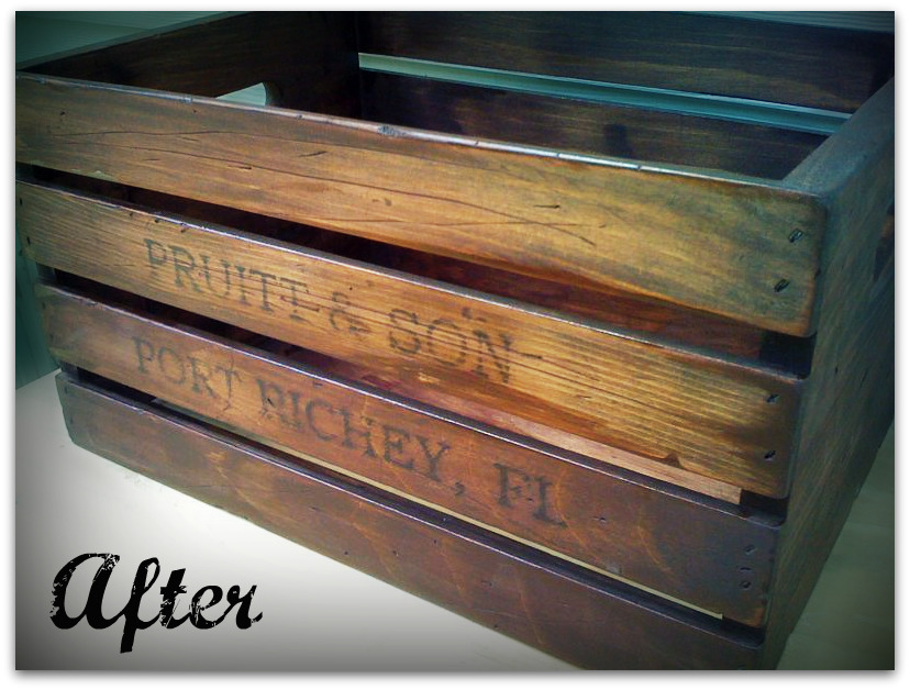 Sunshine and Spilled Milk: Old Wooden Crates