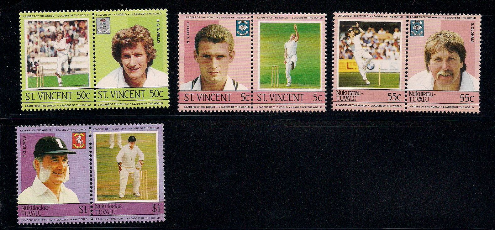 Philately Stamps: STAMP PACKET of Mint Stamps on CRICKET