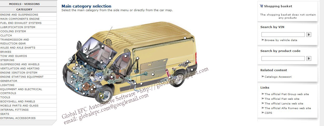 GLOBAL EPC AUTOMOTIVE SOFTWARE: FIAT LANCIA ALFA ROMEO ABARTH ...