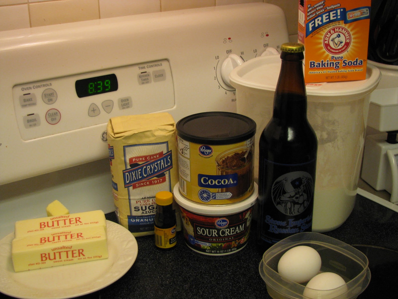 The Beer Fridge: Stone Imperial Russian Stout Chocolate Cake