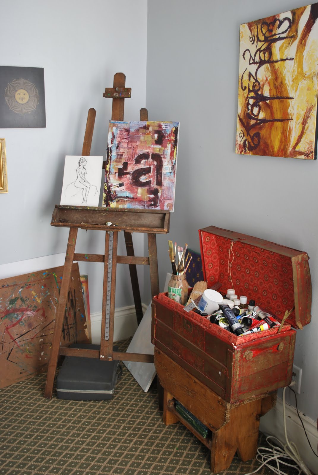 choosing change: art nook