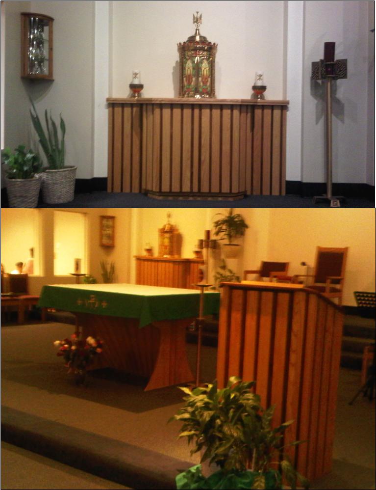 THE PARISH COMMUNITY OF OUR LADY OF THE ASSUMPTION: New Tabernacle Table