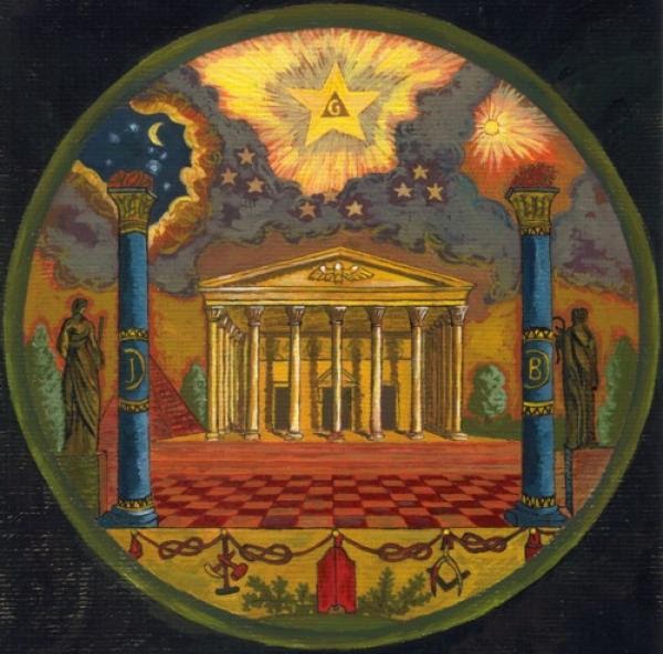 Jachin si Boaz | templul masonic