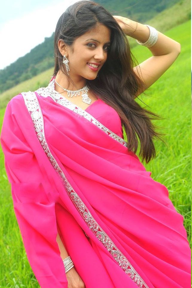 Hot Picsz: Rithika Hot in Pink Saree