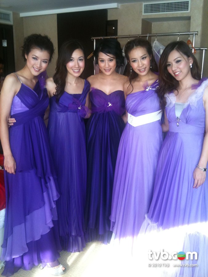 Just TVB Artist: Pretty Brides Maid ~ Aimee Chan and Selena Li
