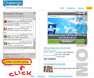 mouse: Un mini chat con Chatango.com