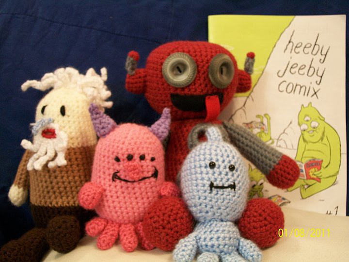 Heeby Jeeby Comix: Heeby Jeeby Crocheted!