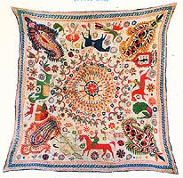 INDIAN TEXTILE DATABASE: KANTHA- A Folk Embroidery Of Bengal