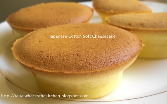Tai Tai Whacks The Kitchen: Japanese Cotton Soft Cheesecake