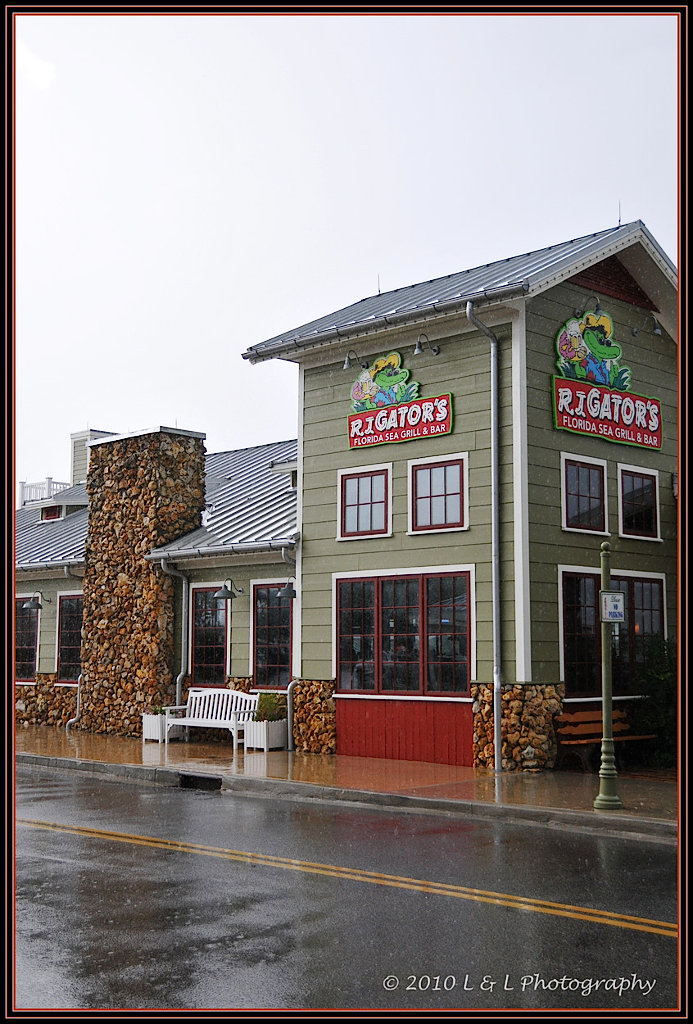 The Villages (Florida) Photos: R J Gator's - Rainy night in Lake Sumter ...