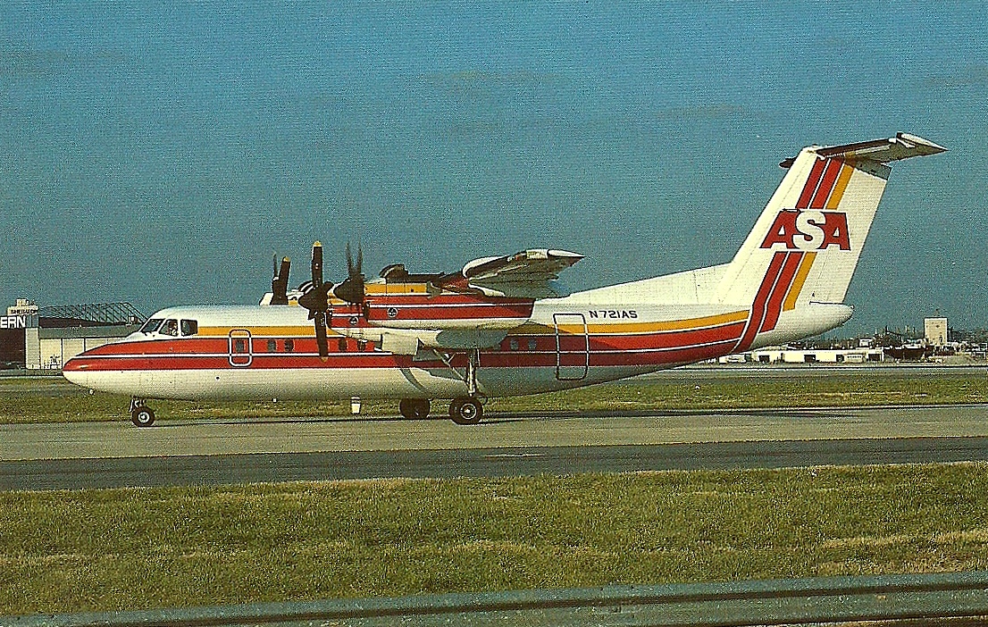 The traveler's drawer: ASA - Atlantic Southeast Airlines. DeHavilland 7 ...