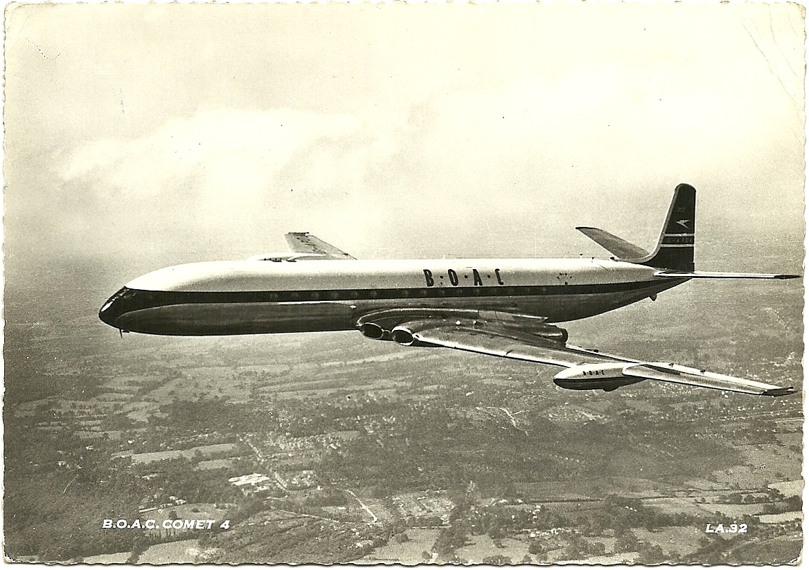 The traveler's drawer: B.O.A.C. Comet 4 aircraft