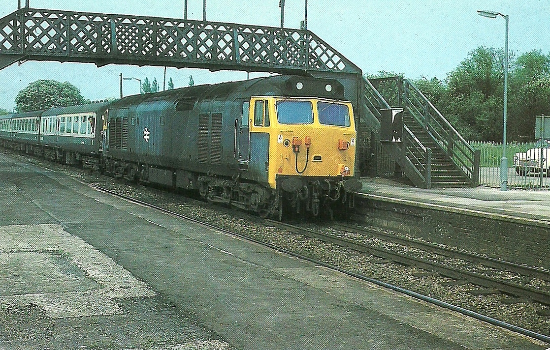 The traveler's drawer: (BRITISH RAILWAYS). Class 50 locomotives passes ...