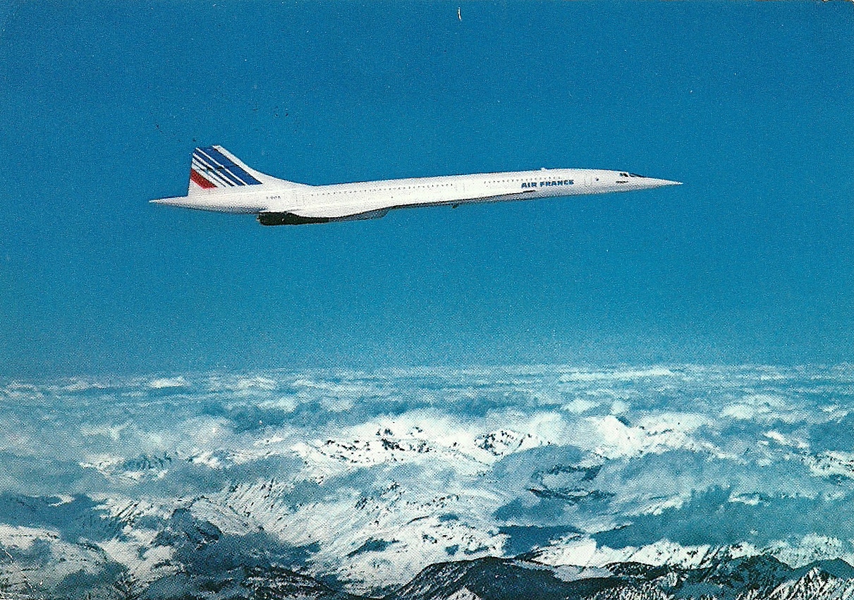 The traveler's drawer: AIR FRANCE, Concorde aircraft