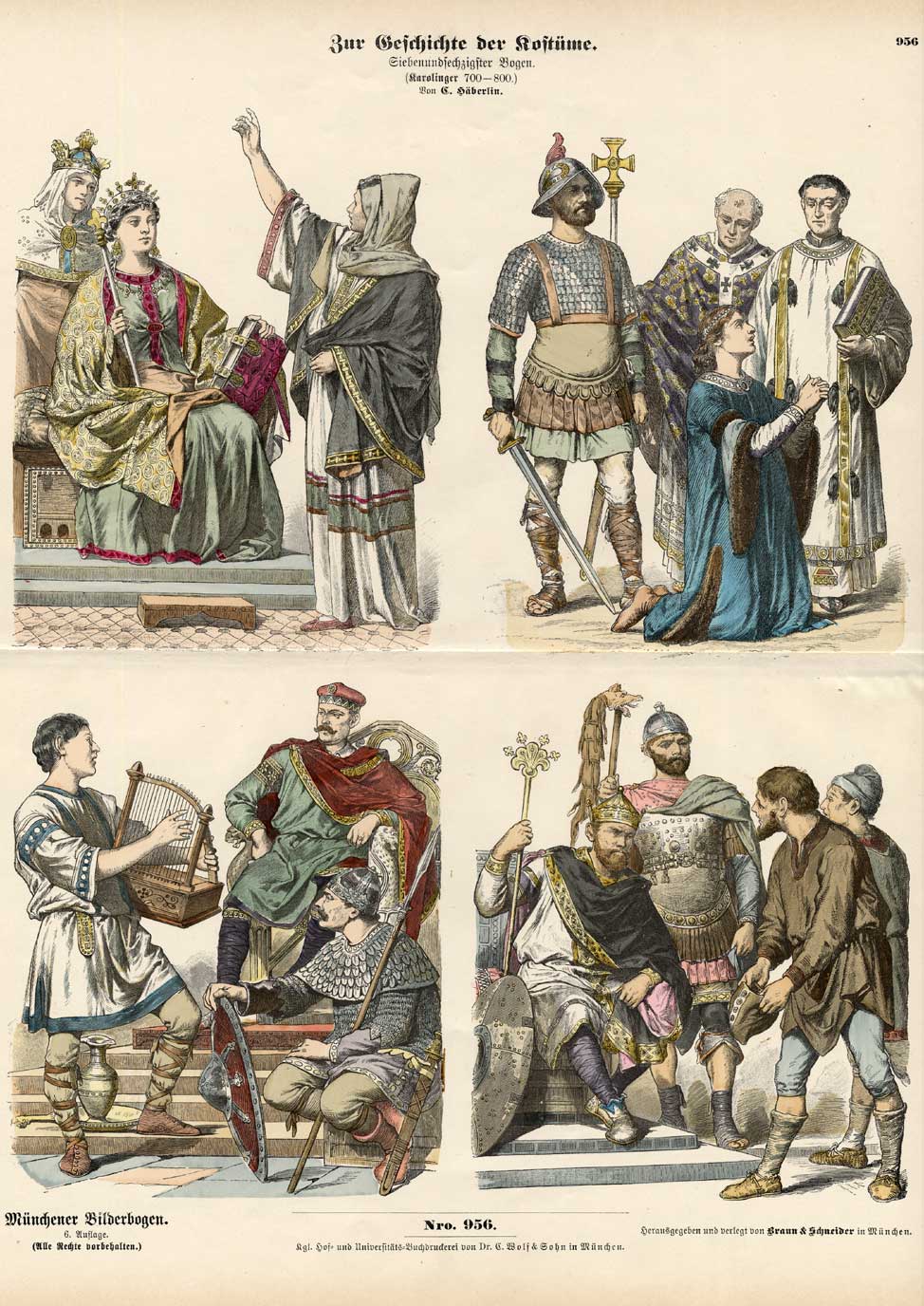 My New Old Pictures: Costume Carolingian, 1880