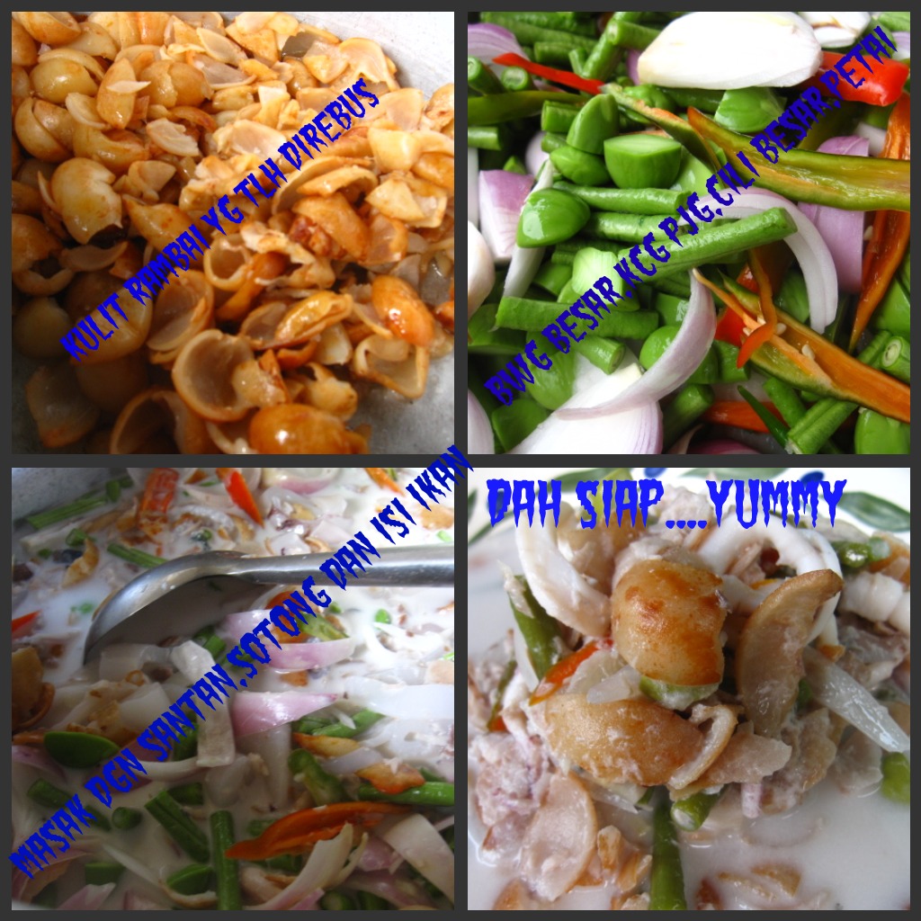 PERJALANAN HIDUP KU....: SAYUR LEMAK KULIT RAMBAI