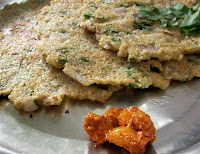 Experiments in Kailas Kitchen: Wheat Rava Adai