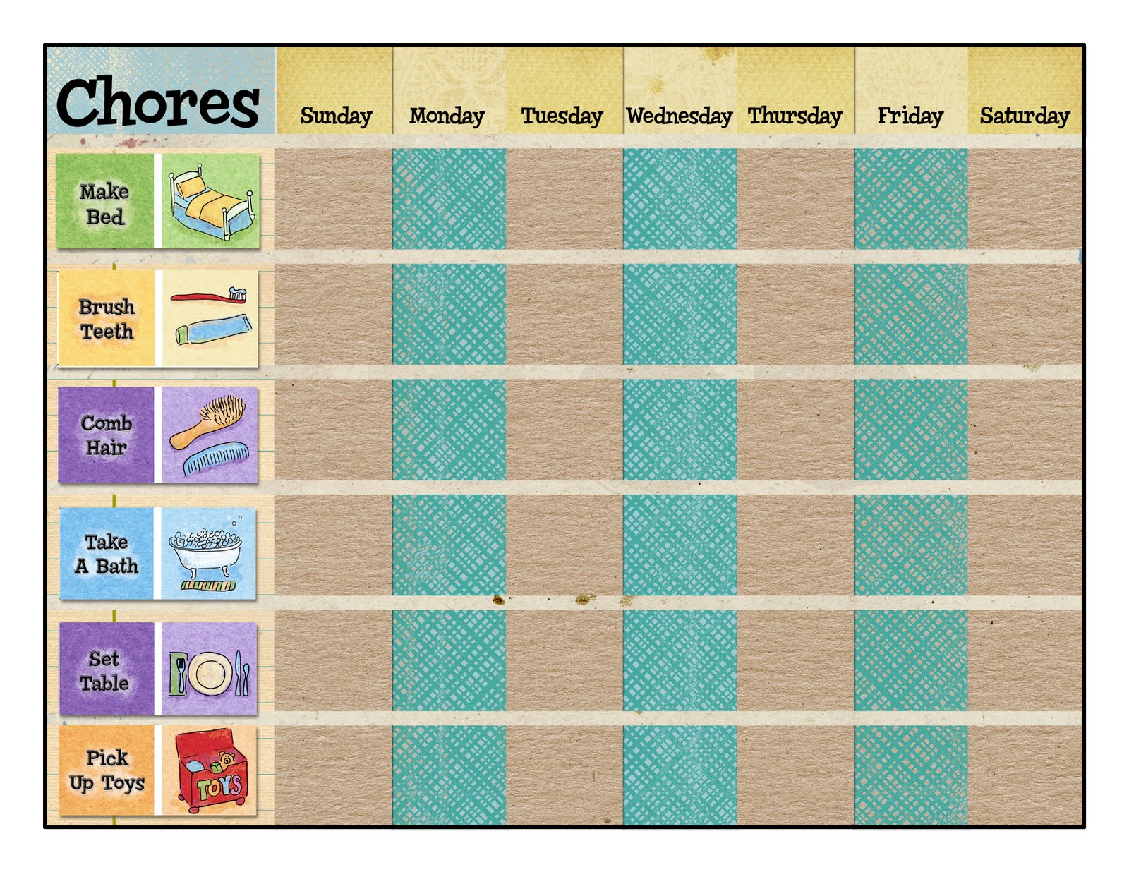 MOMS: More Chore Charts