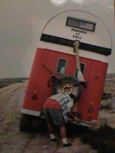 Glen and Roberta Horn: Over The Edge On A Muddy Road