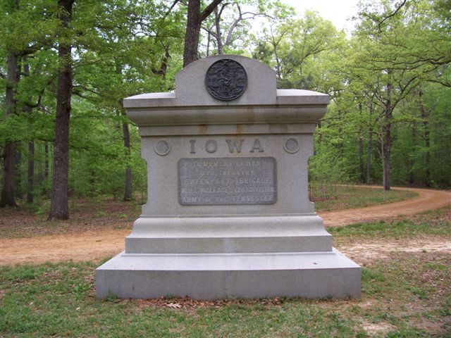 Civil War Notebook: 8th Iowa Infantry Monument: Shiloh National ...