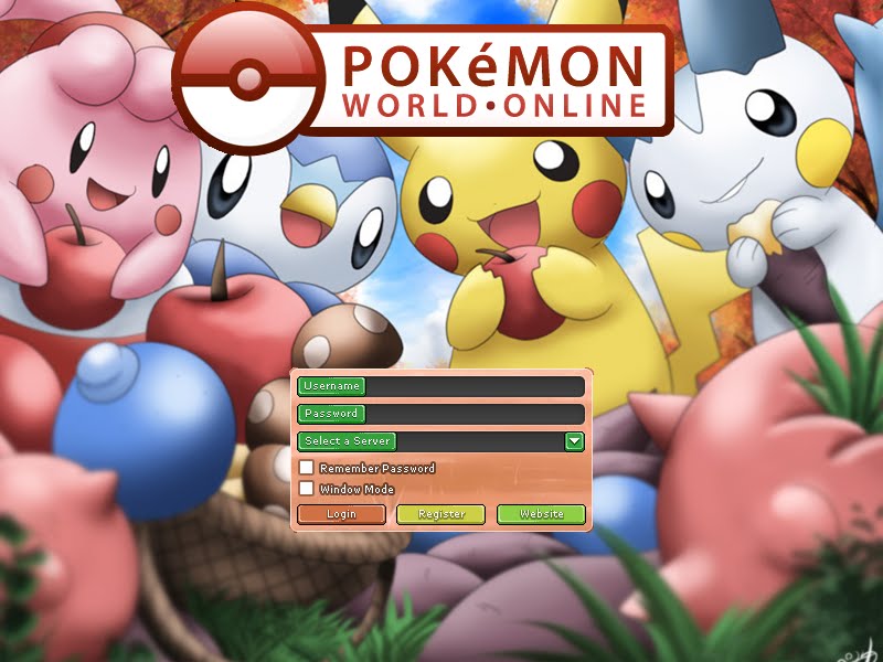 POKEMON WORLD ONLINE CRAZY: PWO Client Skins