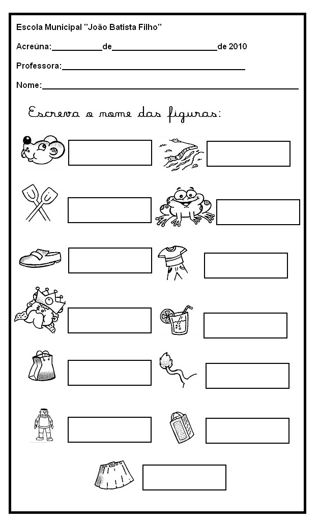 Cantinho da Vera Lúcia: Atividades com a letra R