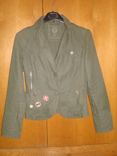 COMPRA ROUPA 2º MAO: Ref: 11 - Blazer verde tropa