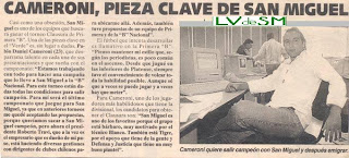 LAS VOCES DE SAN MIGUEL: Pablo Daniel Cameroni