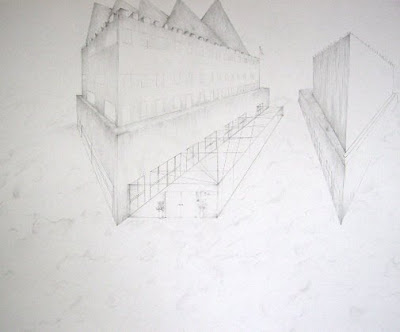 highschoolart: 2-Point Perspective Dream House High School Art