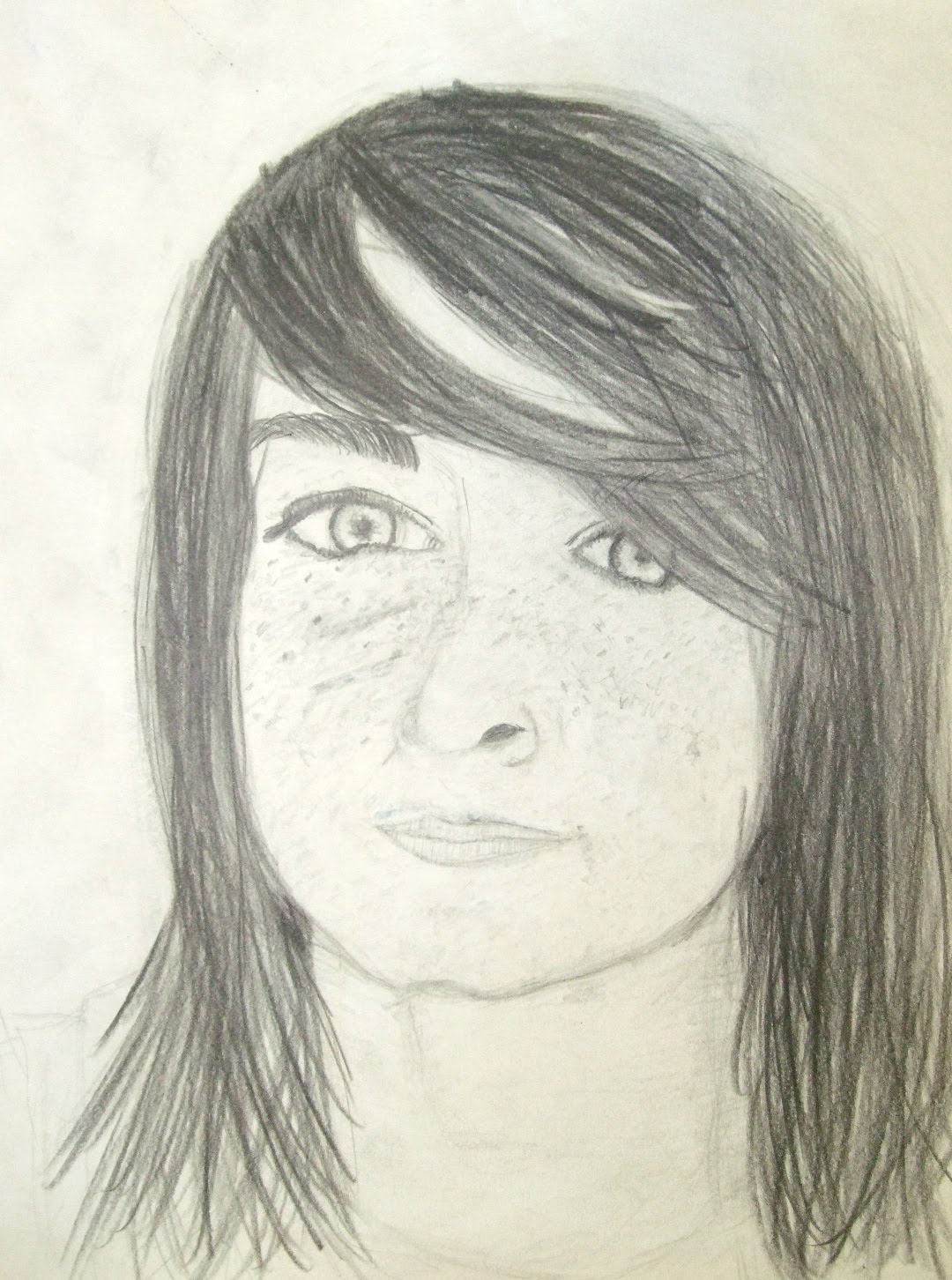 highschoolart: Self Portrait Drawing High School Art