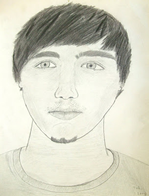 highschoolart: Self Portrait Drawing High School Art