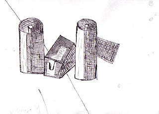 highschoolart: Pen & Ink Cross-Hatching Still Life High School Art