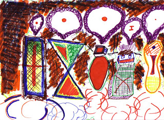 highschoolart: Non-Objective Family Portrait High School Art