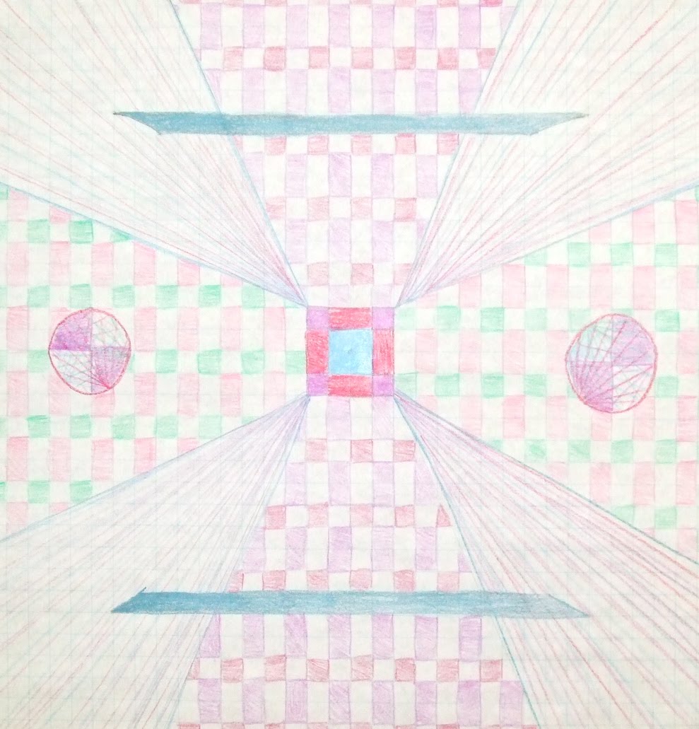 highschoolart: Symmetry Emma Kunz Graph Paper High School Art
